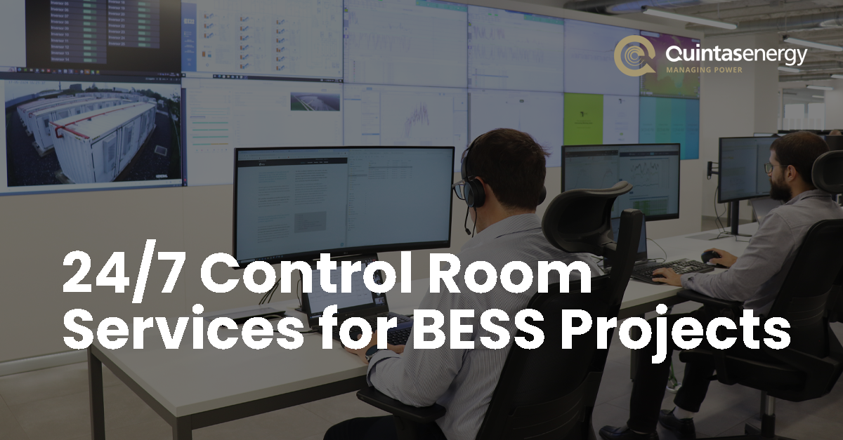 Control Room Services for BESS Projects | Quintas Energy