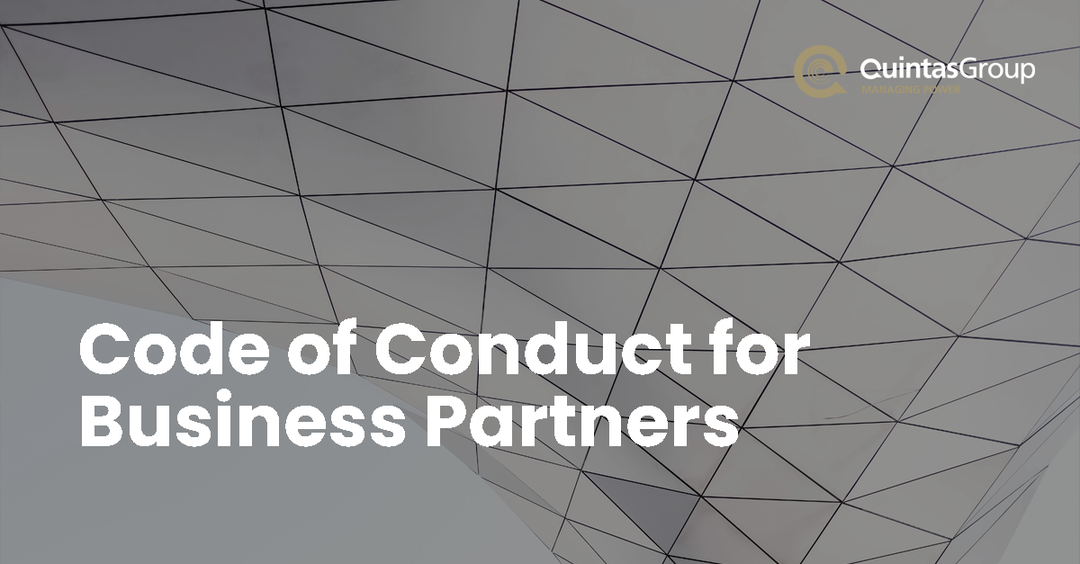 Code of Conduct for Business Partners | Quintas Group