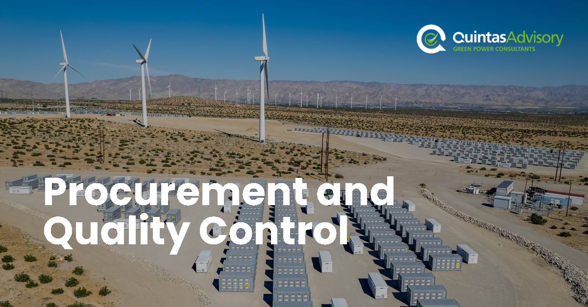 Procurement and Quality Control | Quintas Advisory
